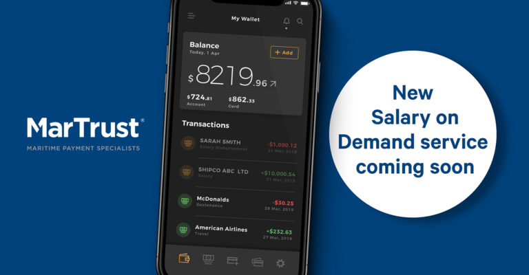 MarTrust | Crew e-wallet and card | Maritime payment specialist