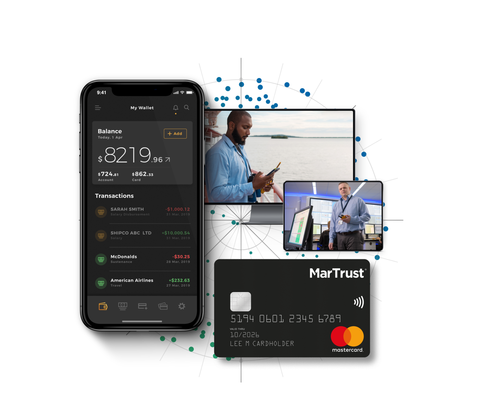 MarTrust | Crew E-Wallet and card | Maritime payment specialist