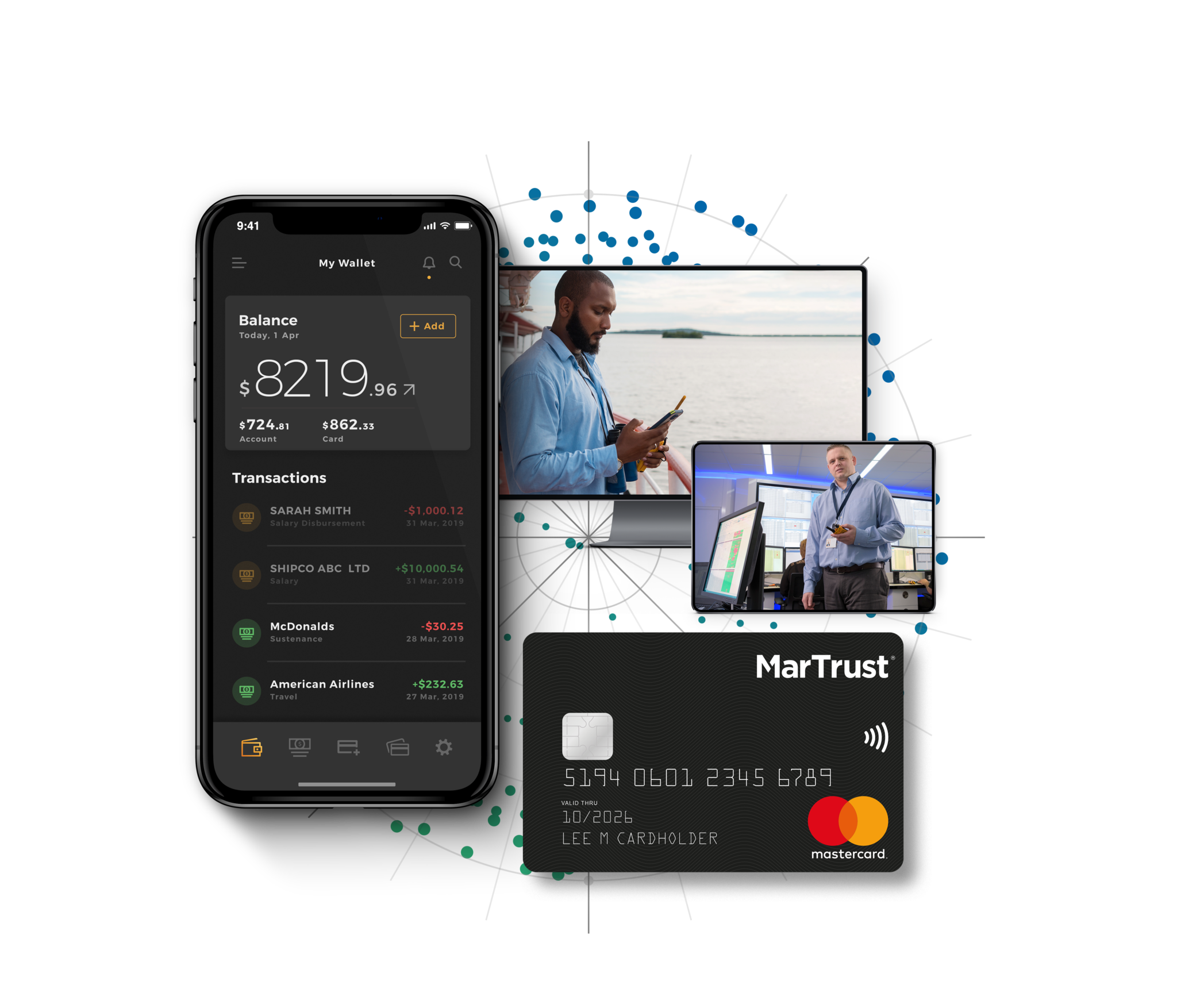 MarTrust | Crew E-Wallet and card | Maritime payment specialist
