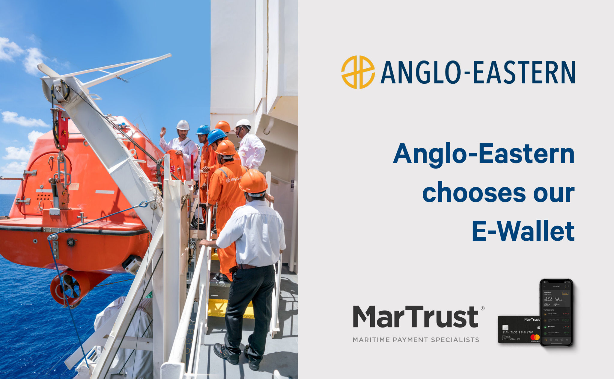 Maritime payments for companies & crew | MarTrust