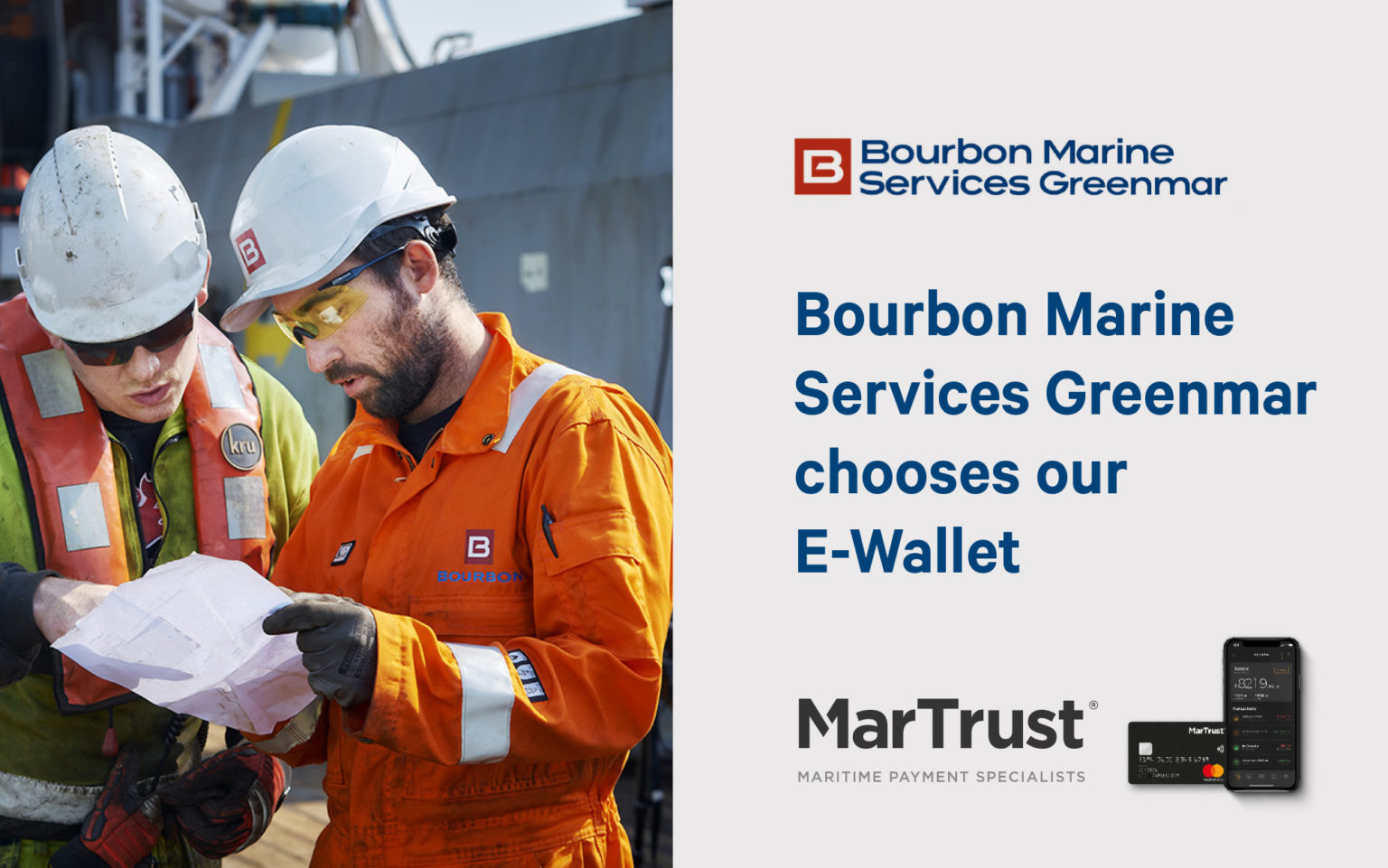 Maritime payments for companies & crew | MarTrust