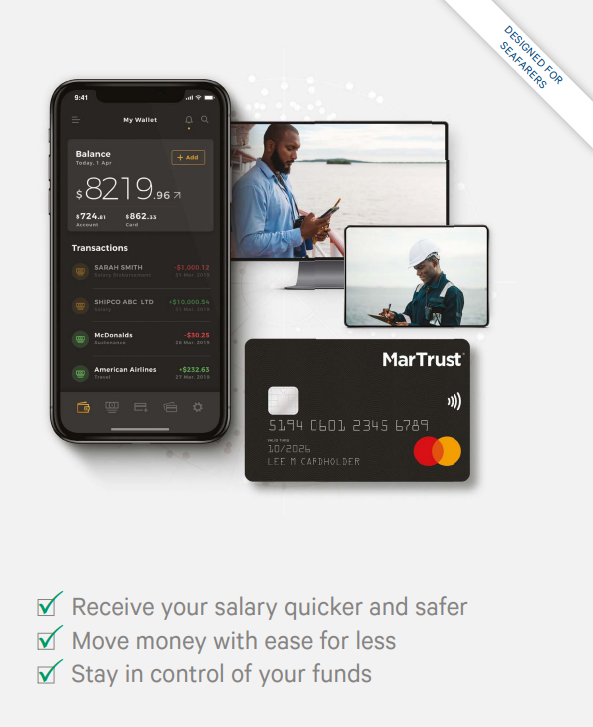 Maritime payment software brochure | MarTrust
