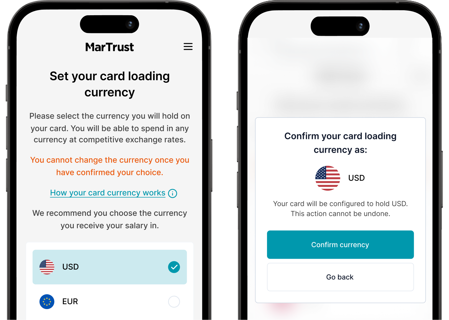Card Activation | MarTrust