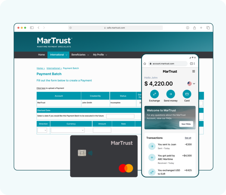 About us - maritime payments | MarTrust
