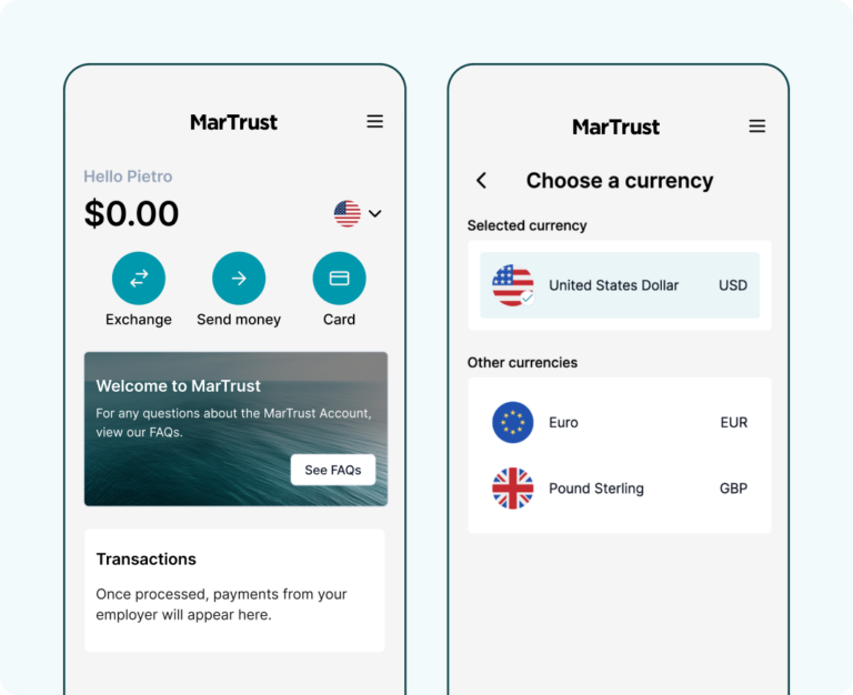 Activate your MarTrust Account | MarTrust